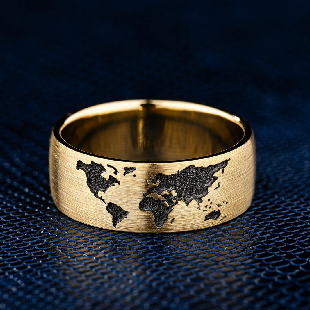 Word map rings - escorialjewelry