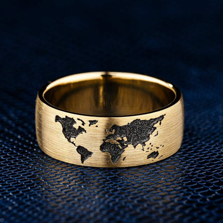 Word map rings - escorialjewelry